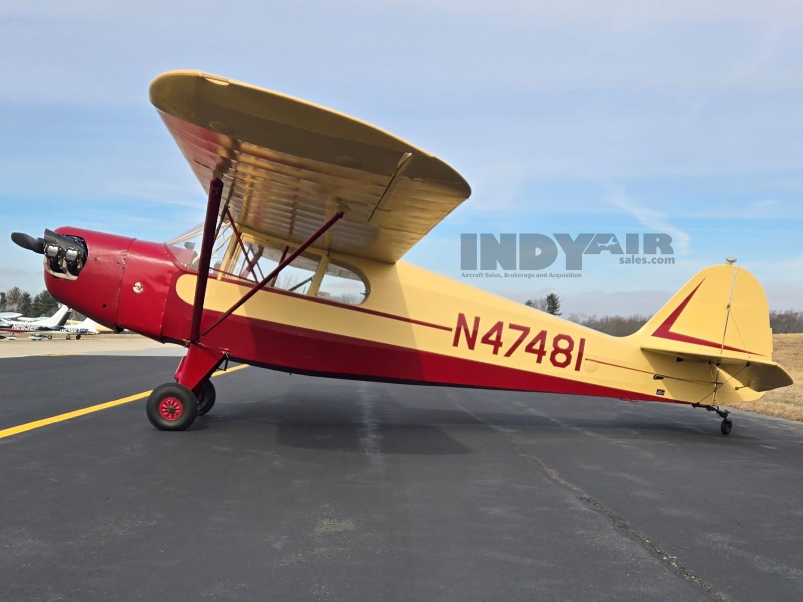 Taylorcraft DCO-65 - N47481 - Aircraft For Sale - Indy Air Sales